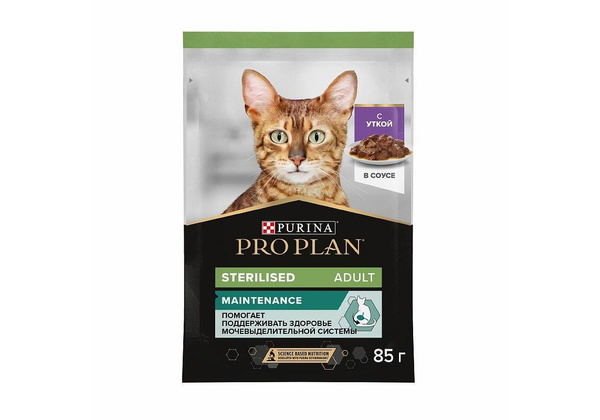 Purina Pro Plan Cat NutriSavour Sterilised Duck / Паучи Пурина Про План ...