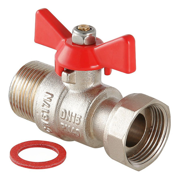 Кран шаровый 1/2"ВН VALTEC BASE с накидной гайкой VT.260.N.0404 купить на OZON по низкой цене ...