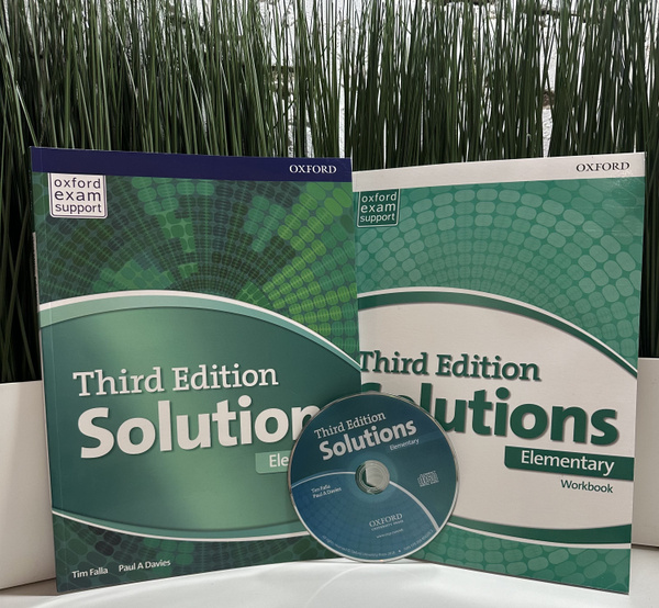 SOLUTIONS ELEMENTARY 3rd edition SB+WB+DISC - купить с доставкой по выгодным ценам в интернет ...