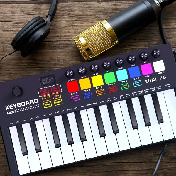 Midi клавиатура Xiaomi 25 Keys Midi Keyboard Md02 купить с доставкой