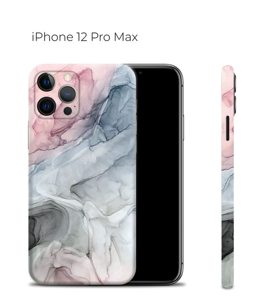 Защитная пленка на Айфон 12 Pro Max с защитой краёв / Виниловая ...