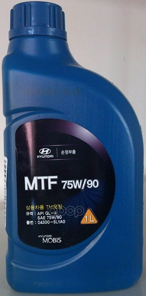Mtf 75W90 1L Hyundai-KIA арт. 043005L1A0 - купить по выгодной цене в ...