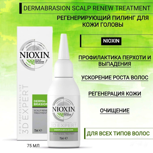 Nioxin Scalp Renew Dermabrasion Treatment - Регенерирующий пилинг для ...