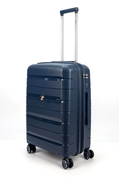 Чемодан Chemodan 360 средний из полипропилена с расширением на 4-х колесах с TSA замком (Point ...