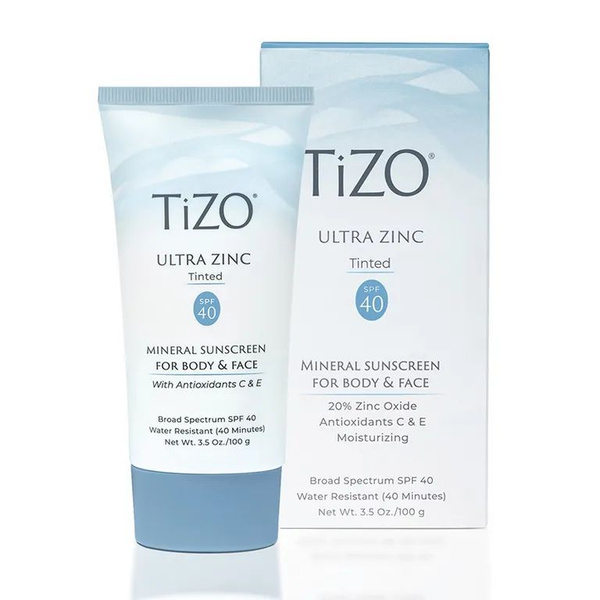 Крем солнцезащитный для лица и тела с оттенком TiZO Ultra Zinc SPF 40 ...