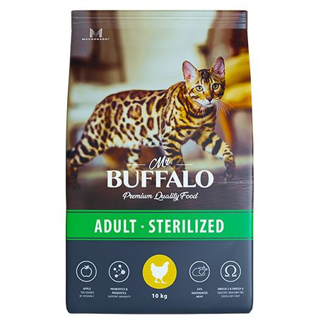 Mr.Buffalo Adult Sterilized / Сухой корм Мистер Бафало для ...