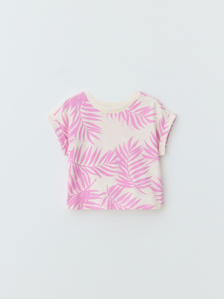 Футболка Sela, размер 110, цвет белый, розовый, 100% Хлопок - купить по выгодной цене в интернет ...