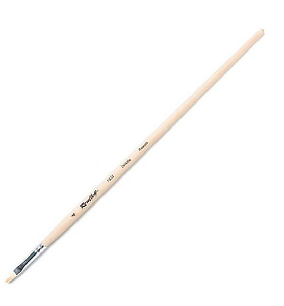 Кисть для рисования Овальная №4, 1 шт. - купить с доставкой по выгодным ...