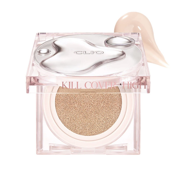 CLIO HIGH GLOW CUSHION ТОН 3-BY LINEN + REFILL/ Кушон Клио с сияющим ...