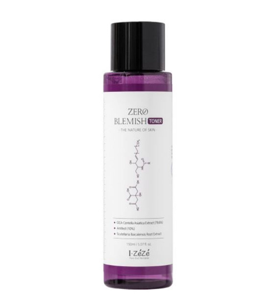 Izeze Успокаивающий тонер с центеллой Zero Blemish Toner The Nature Of ...