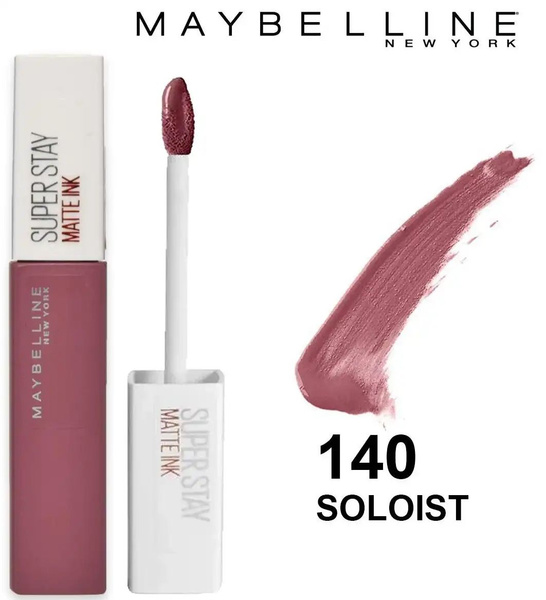 Помада для губ матовая Maybelline MAYBELlNE Super stay Matte Ink 140 ...