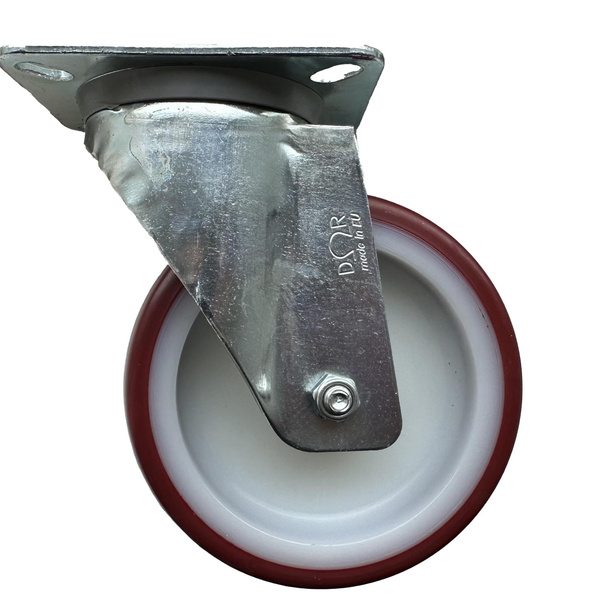 Колесная опора Derby Ruote 125/40 с панелью крепления, под болт, Италия ...