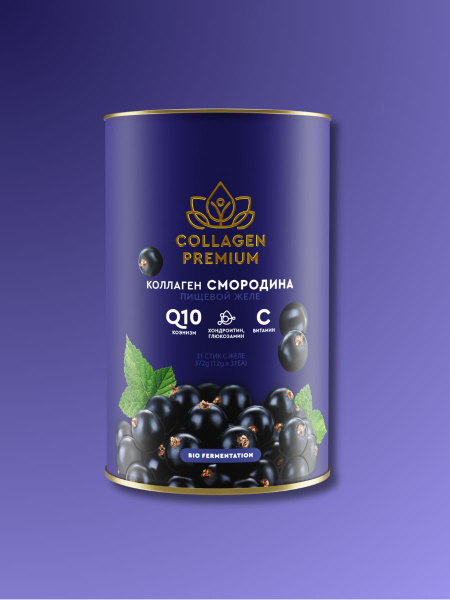 Пищевой натуральный коллаген в желе Vita Longo Premium в стиках со ...