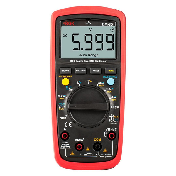 Мультиметр RGK DM-30 купить на OZON по низкой цене (1563996192)