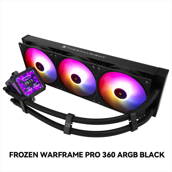 ЖК-дисплей радиатор водяного охлаждения Thermalright FROZEN WARFRAME 360 PRO ARGB Black - купить ...