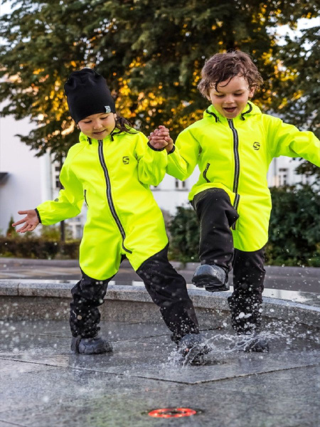 Комбинезон Smail (Softshell) детский, Девочки, Мальчики, размер 80, материал Полиэстер ...