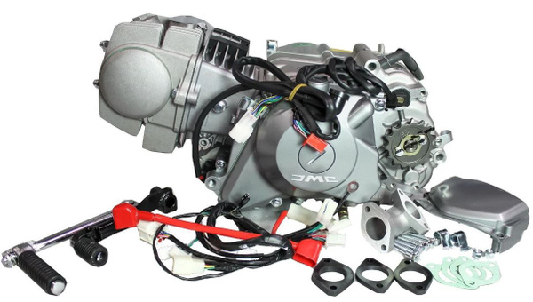 Двигатель в сборе JMC YX 125 сс 153FMI (W120) запуск на нейтрали ...