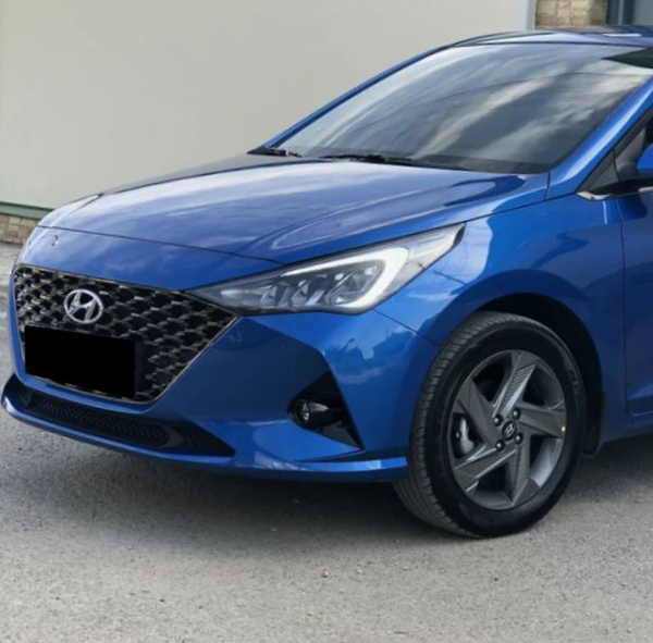 Бампер передний Hyundai Solaris 2 Хендай Солярис 2020 N4U - СИНИЙ ...