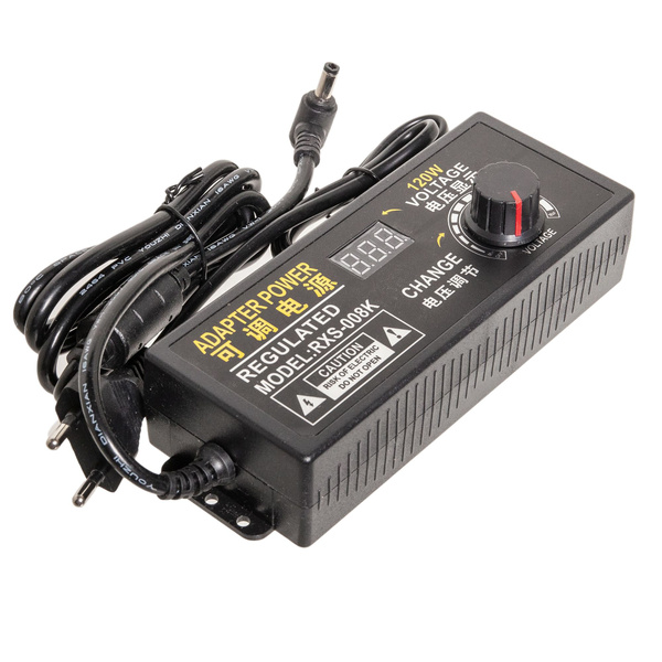 Регулируемый блок питания 9-24V 5A 5.5x2.5mm 120W для компьютеров ...