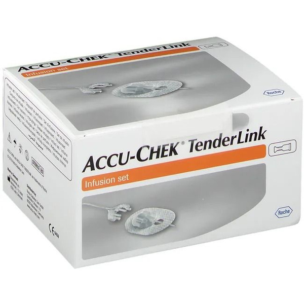 Инфузионная система ТендерЛинк 13мм/60см Accu-chek TenderLink, 10 штук ...