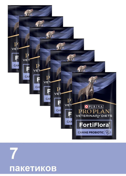 Пищевая добавка для щенков и собак PRO PLAN VETERINARY DIETS FortiFlora ...