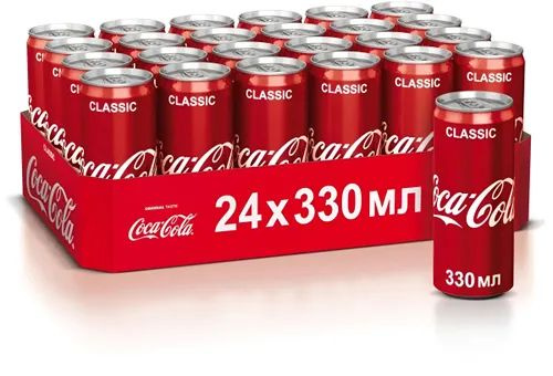 Coca-Cola Classic (Кока-Кола Классическая) напиток сильногазированный ...