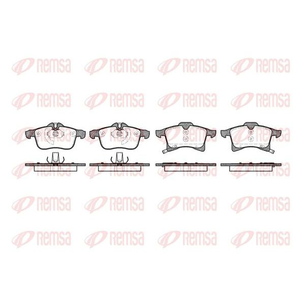 Колодки тормозные дисковые передние для Opel Astra H 2004-2014, Опель ...