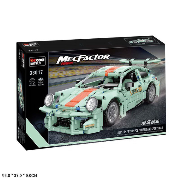 Конструктор пластиковый Decool MecFactor Porsche 911 1198 деталей ...
