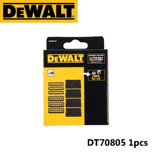 Ящик для инструментов DeWalt 7.5 х 2.5 х 2.6 см, 10 шт., ABS пластик ...