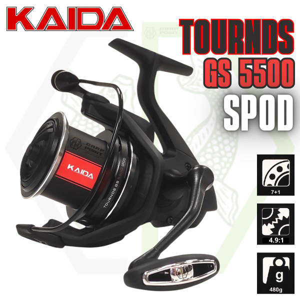 Катушка KAIDA PRO Laser Tournds, Безынерционная, 6000, Передний ...