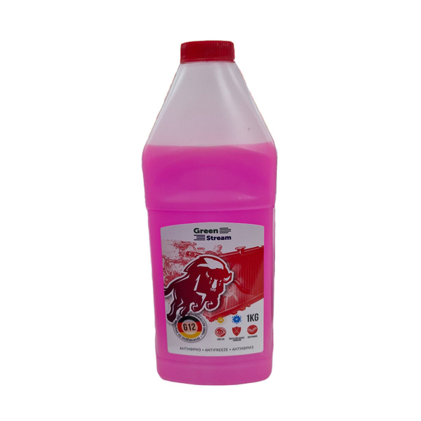 Антифриз ANTIFREEZE GreenStream G12 Red, 1 кг, Готовый раствор купить по выгодной цене в ...