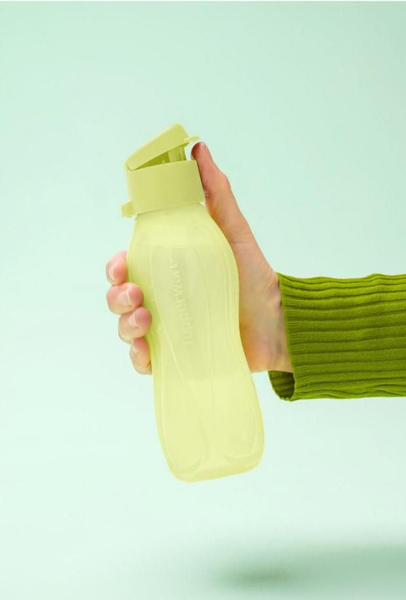 Эко-бутылка Tupperware 310мл с клапаном "Лайм" Tupperware по выгодной ...