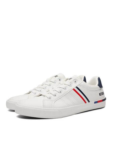 Кеды Мужской Keddo Искусственная кожа, размер 40 6 Демисезон Шнурки Великобритания купить c ...