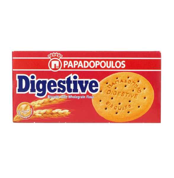 Печенье Digestive c цельнозерновой мукой, Papadopoulos, 250 г, Греция ...