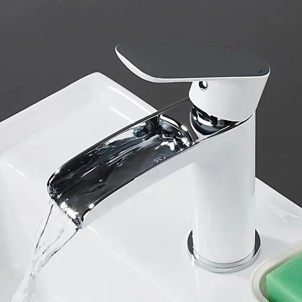 Смеситель Gappo G1048-8 Cмеситель Тюльпан на гайке (белый/хром) Латунь - купить по выгодным ...