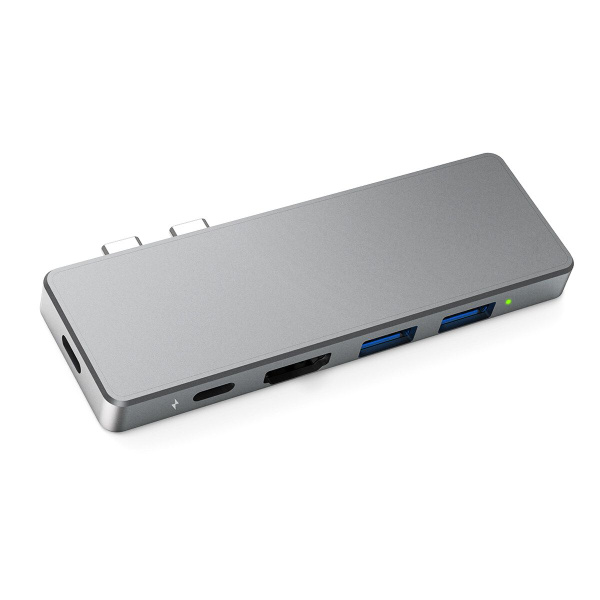 Адаптер-концентратор USB-C из алюминиевого сплава 7 в 2 с 2 разъемами ...