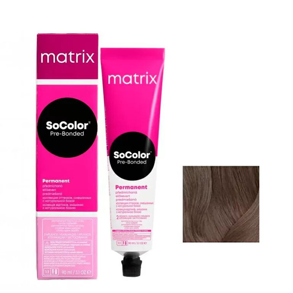 MATRIX SoColor Pre-Bonded 5AV, Краска для волос SoColor Pre-Bonded 5AV ...