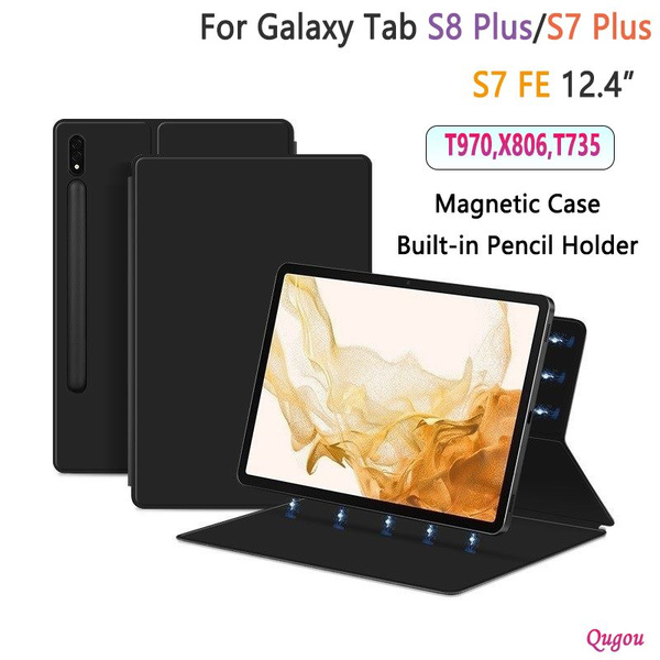 Чехол для планшета Samsung Galaxy Tab S8 Plus / S7 Plus / S7 FE Lite 12.4", с местом для стилуса ...