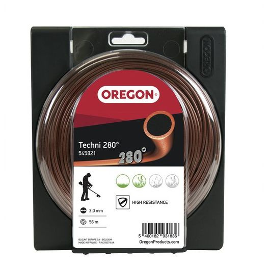 Леска для триммера Леска для триммера 3 мм x 56 м круглая Oregon Techni ...