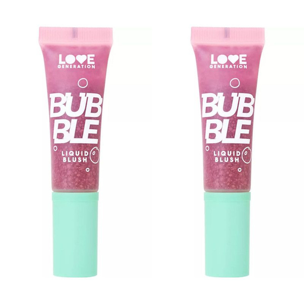 Love Generation Румяна Bubble 02 - Темно-розовый, 10 мл, 2 шт - купить ...