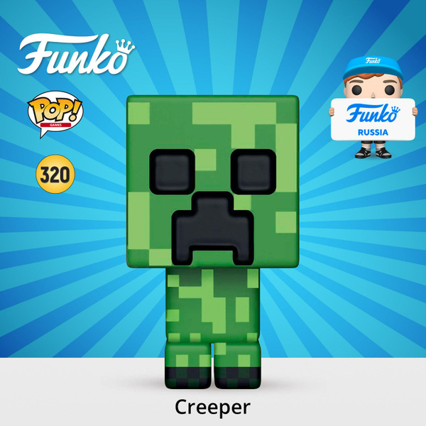 Фигурка Funko POP! Games Minecraft Creeper/ Фанко ПОП по мотивам игры ...