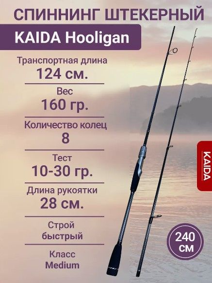Спиннинг KAIDA Hooligan купить по выгодным ценам в интернет-магазине ...