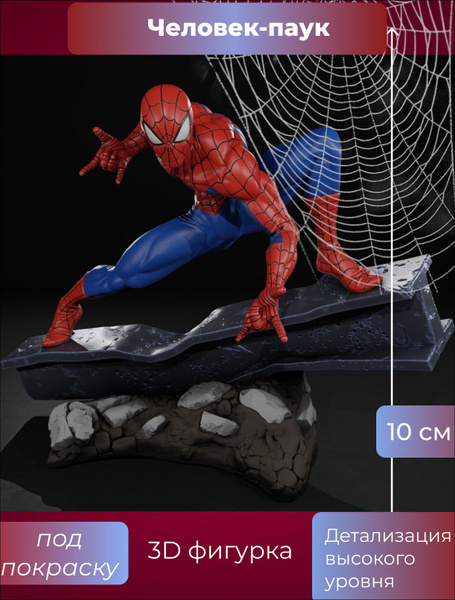 Коллекционная фигурка Человек-паук 100мм Spider Man / Человек паук ...