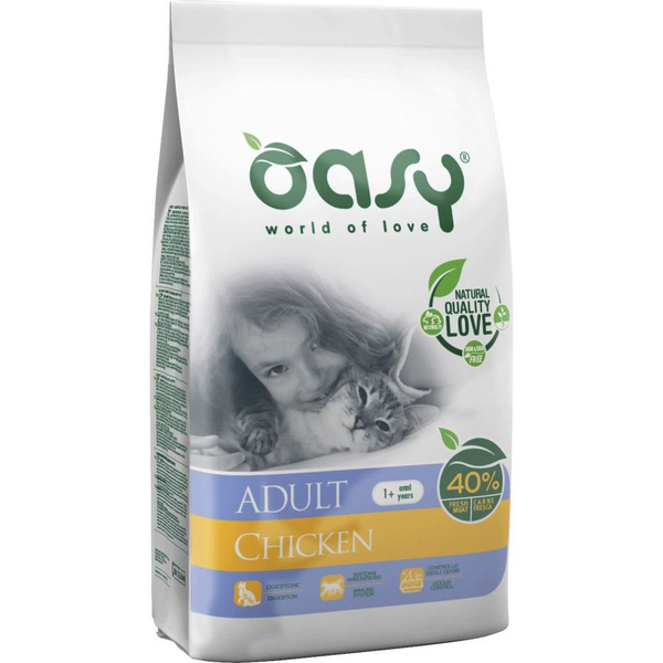 Oasy Dry Professional сухой корм для взрослых кошек с курицей - купить ...