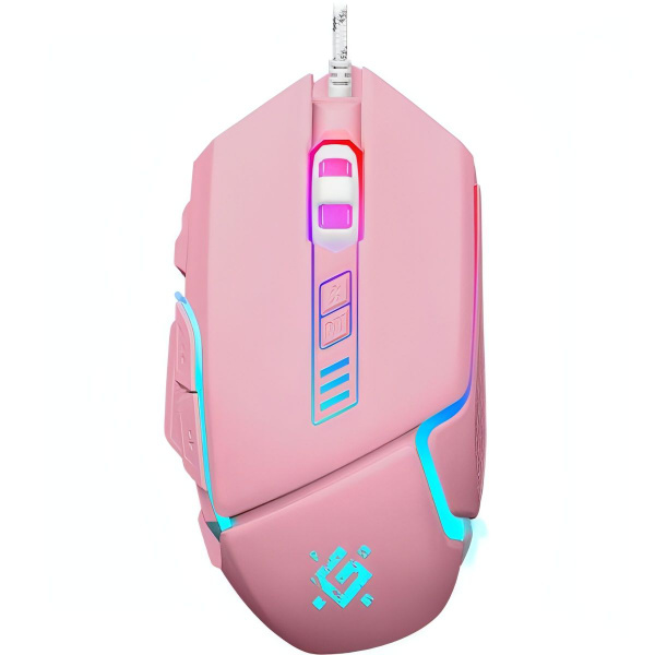Игровая мышь проводная Defender Furia GM-543 Pink 4745090824100, розовый - купить по выгодной ...