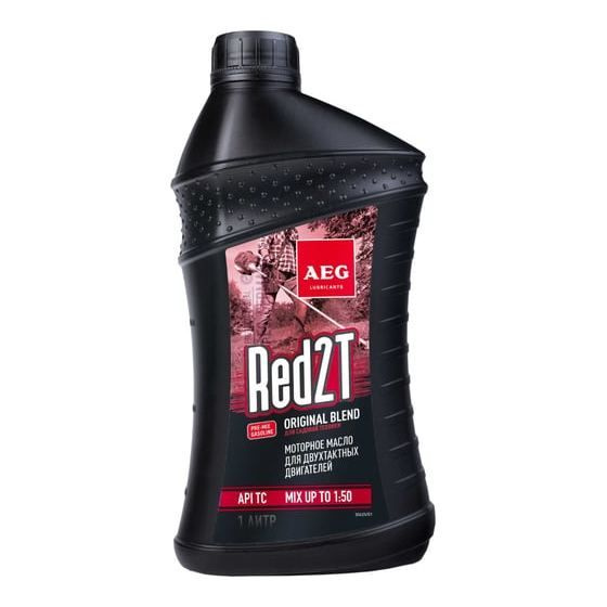 масло AEG Universal Motor Oil API TC 2х такт минеральное 1л. (10шт ...
