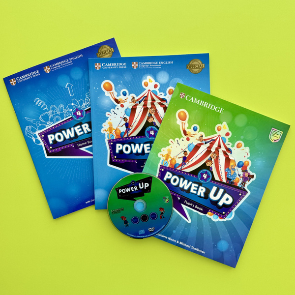 Power Up 4. Комплект: Pupil's Book (with DVD) + Activity + Home Booklet ...