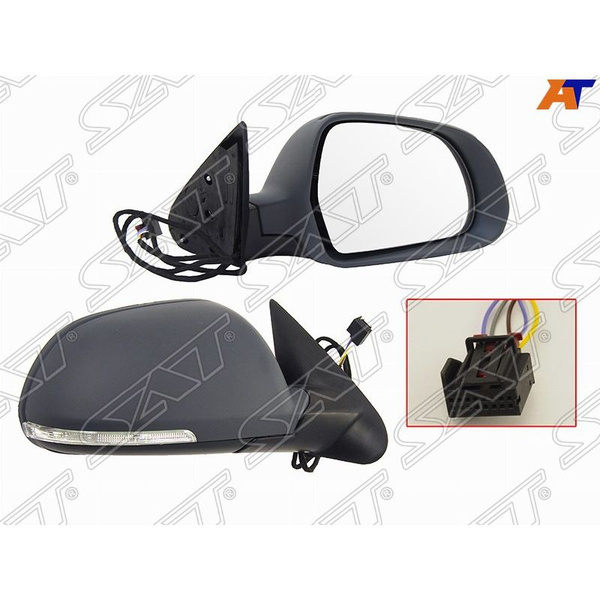 Зеркало правое для Шкода Октавия А5 ФЛ 2008-2013, Skoda Octavia A5 FL ...