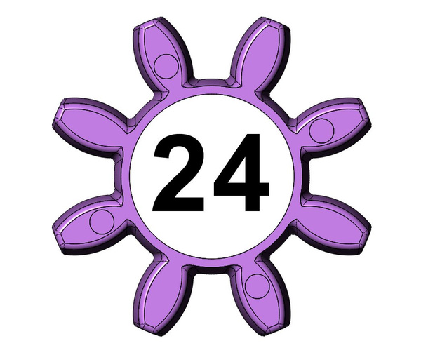 Эластичная вставка (звездочка) для муфты ROTEX 24 (SPIDEX 24) - купить с доставкой по выгодным ...