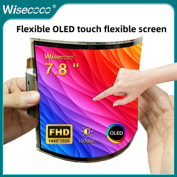 Светодиодный экран Wisecoco OLED сенсорный гибкий дисплей 7,8 дюйма IPS ...